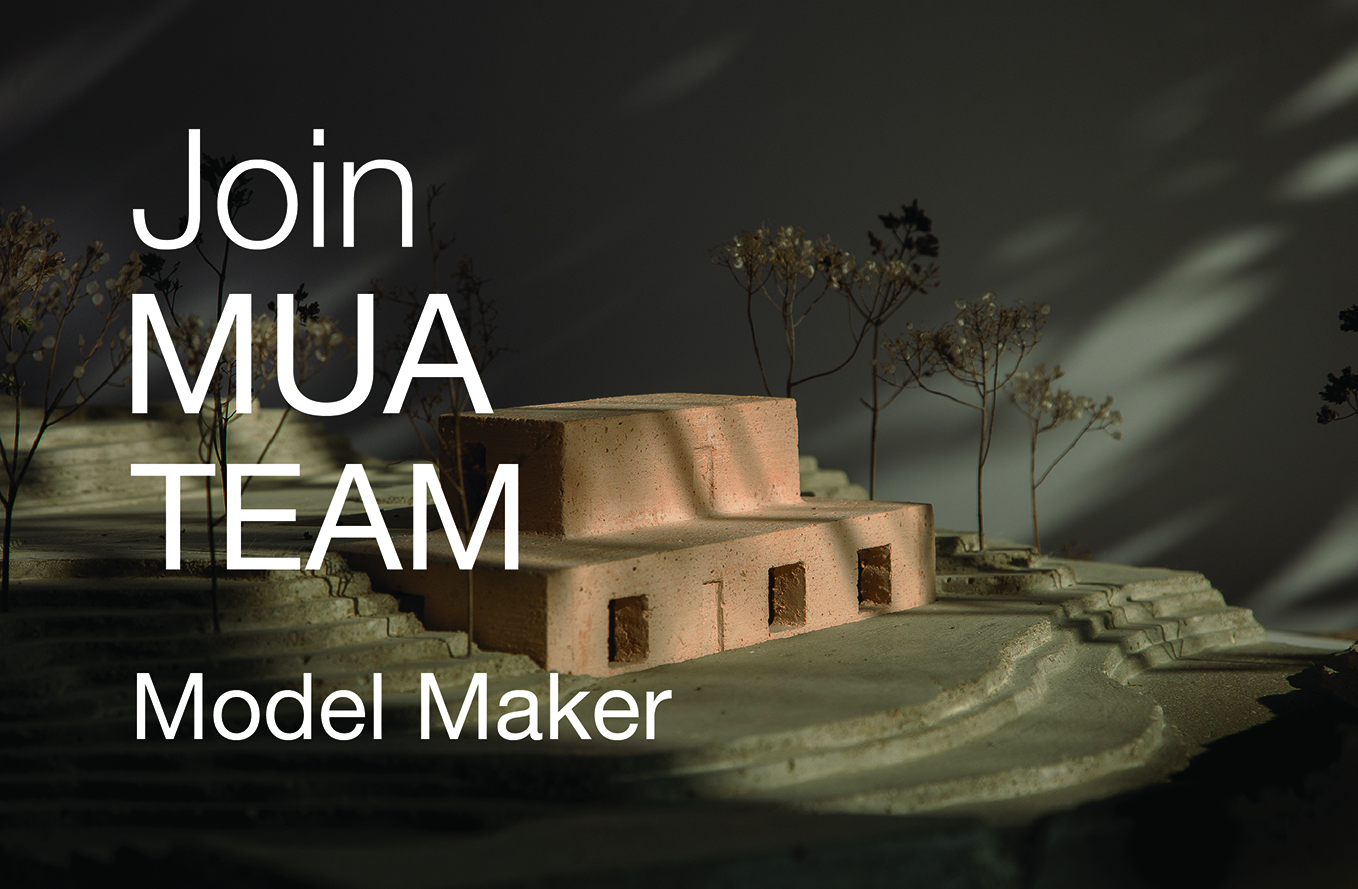 Job Opening Model Maker Mua Architecture Placemaking